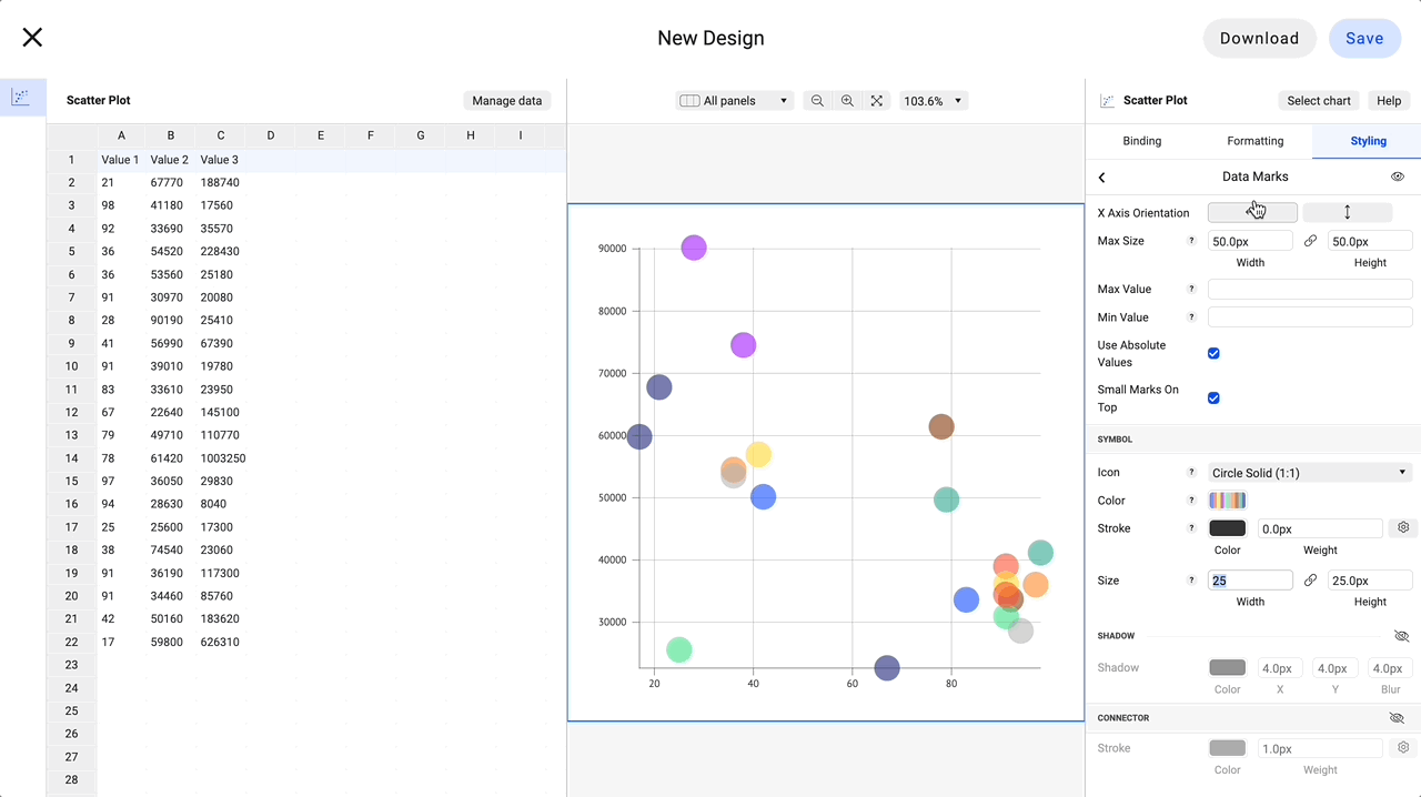 Free Scatter Plot Maker - Create Your Own Scatterplot Online | Datylon